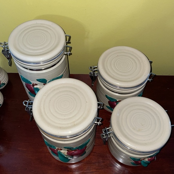 Cracker Barrel | Kitchen | Vintage Cracker Barrel Country Apple 4 Piece ...